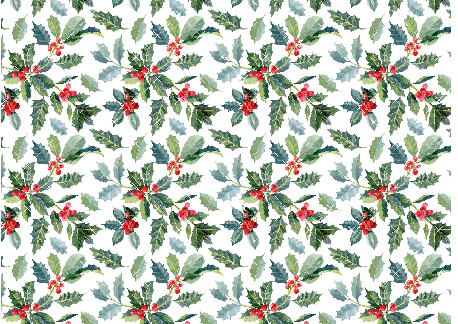 Holly #2 Wrap Icing Sheet Wrap – Cake Toppers by Chloe